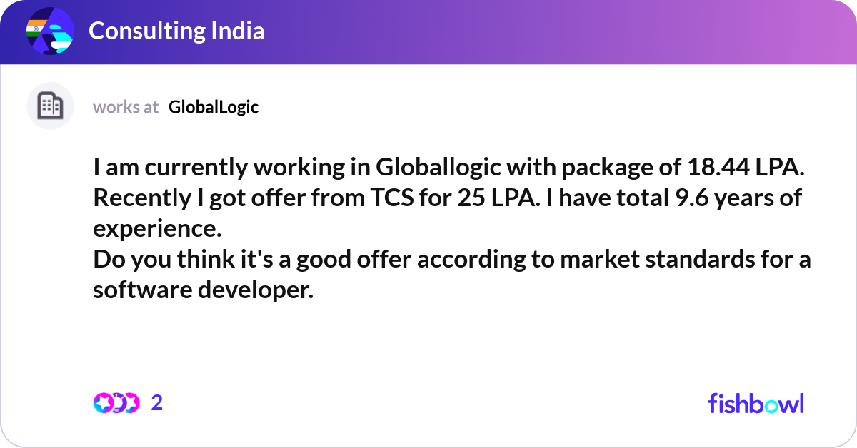 I am currently working in Globallogic with package... | Fishbowl