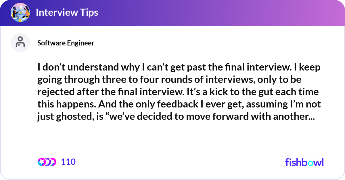 I don’t understand why I can’t get past the final ... | Fishbowl