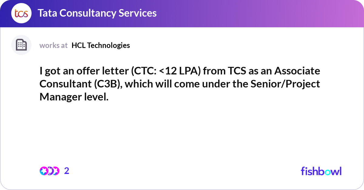 I got an offer letter (CTC:
