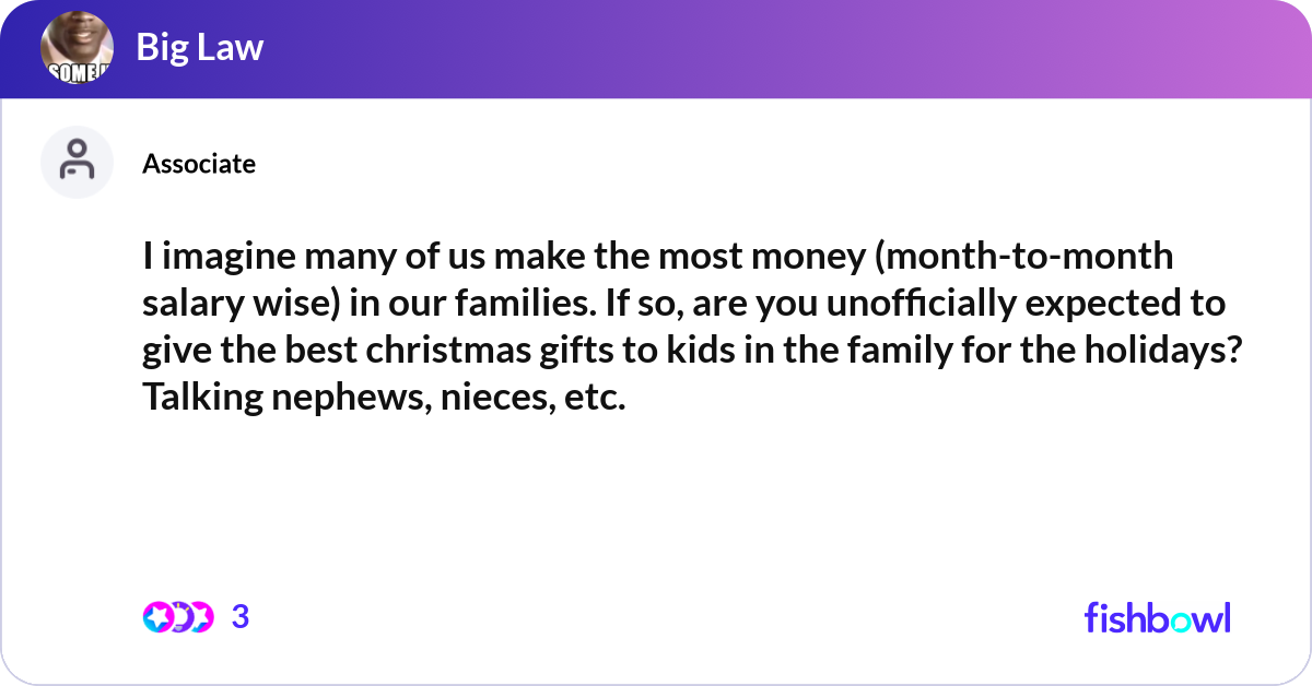 I imagine many of us make the most money (month-to... | Fishbowl