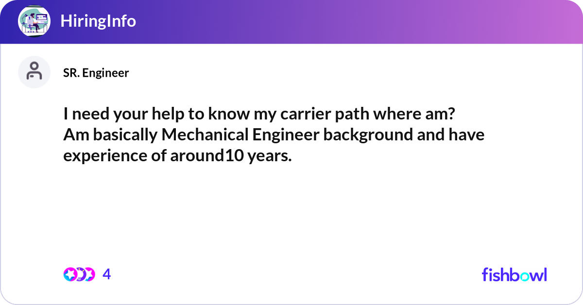 I need your help to know my carrier path where am?... | Fishbowl