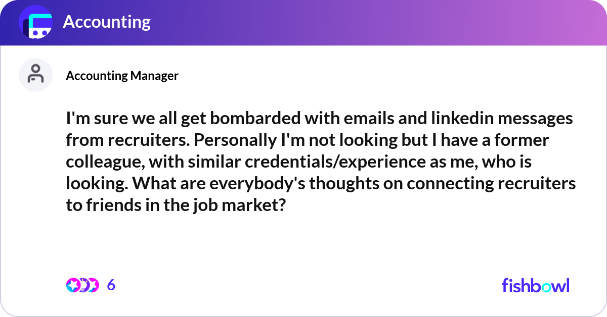 I'm sure we all get bombarded with emails and link... | Fishbowl