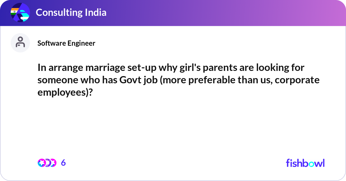 In arrange marriage set-up why girl's parents are ... | Fishbowl