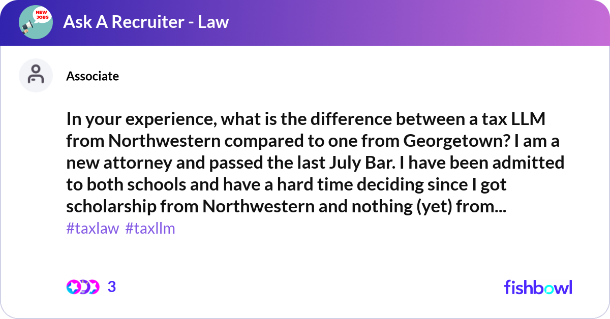 In your experience, what is the difference between... | Fishbowl