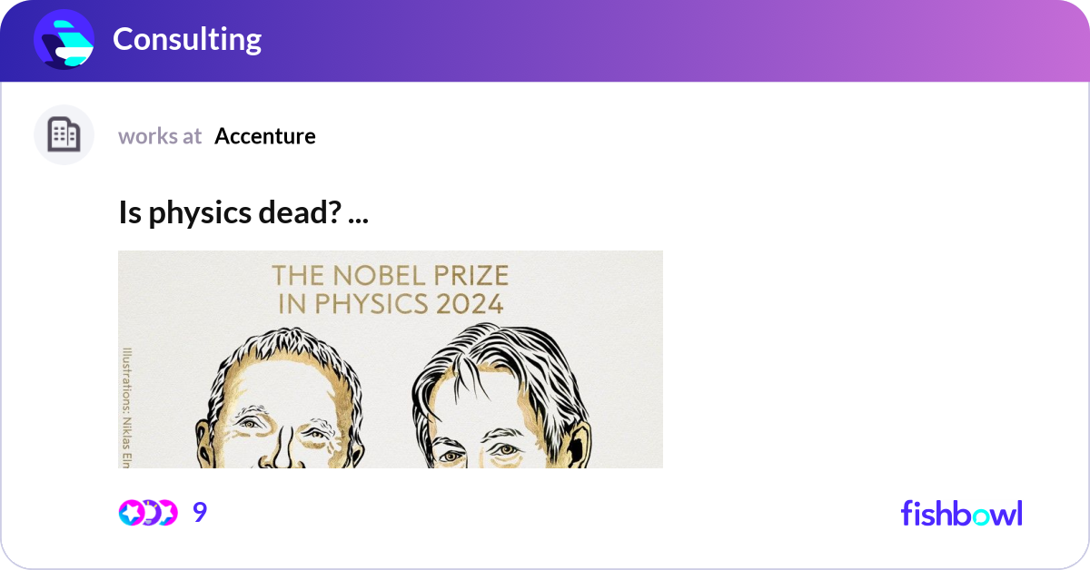Is physics dead? We haven't seen any breakthroug... | Fishbowl