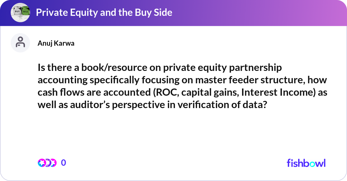 Is there a book/resource on private equity partner... | Fishbowl