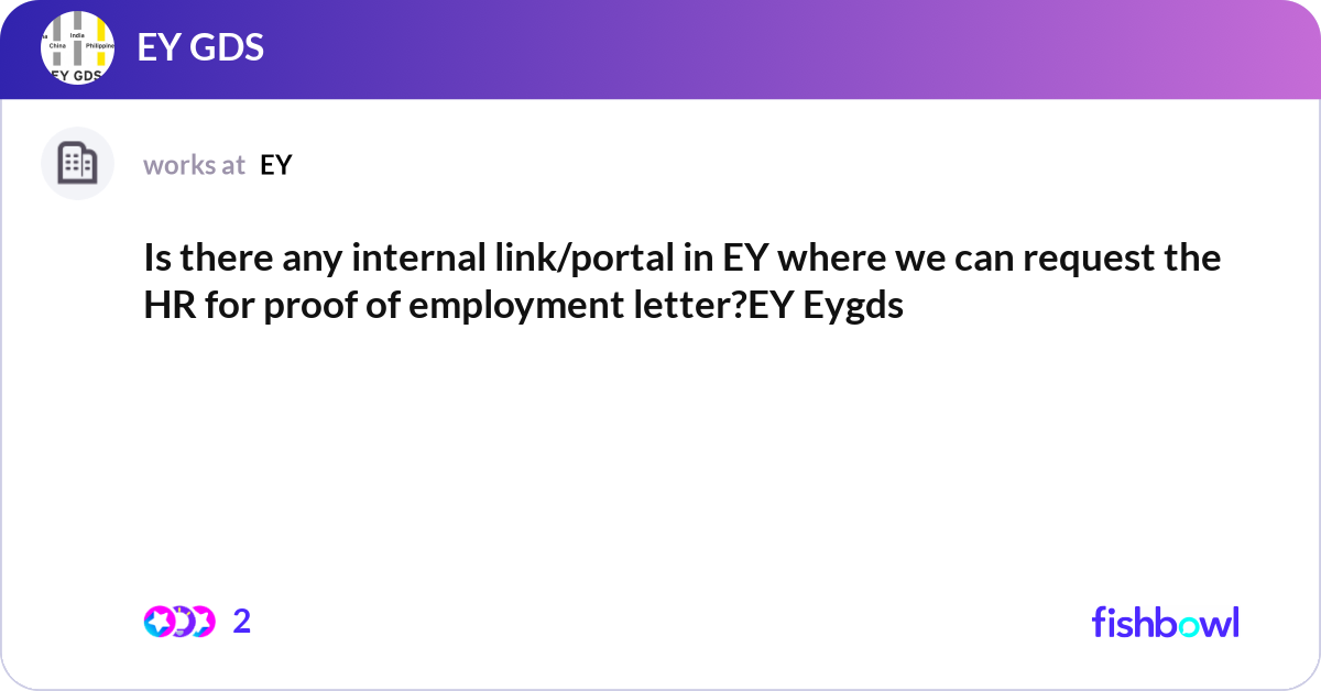 Is there any internal link/portal in EY where we c... | Fishbowl