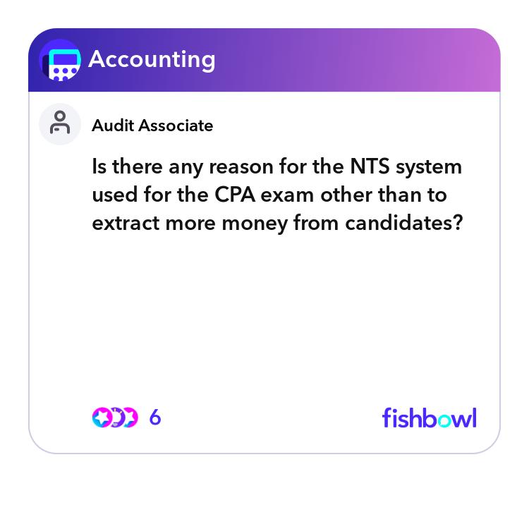 Is there any reason for the NTS system used for th... | Fishbowl