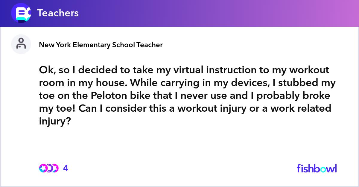 Ok, so I decided to take my virtual instruction to... | Fishbowl