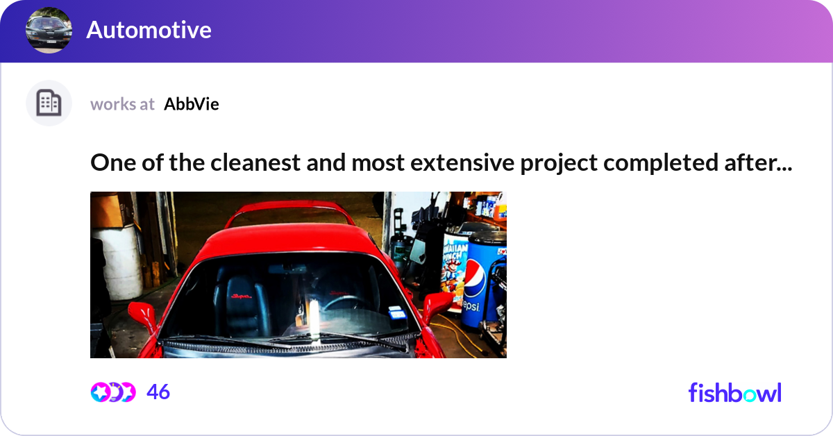 One of the cleanest and most extensive project com... | Fishbowl