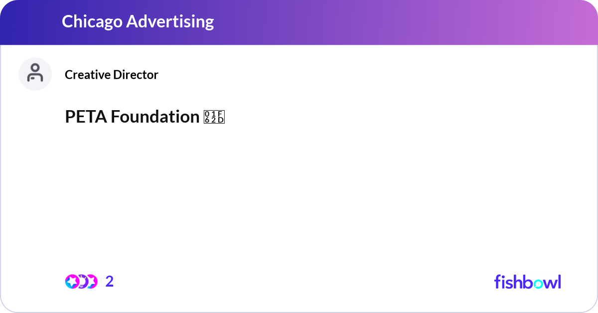 PETA Foundation 😭 | Fishbowl