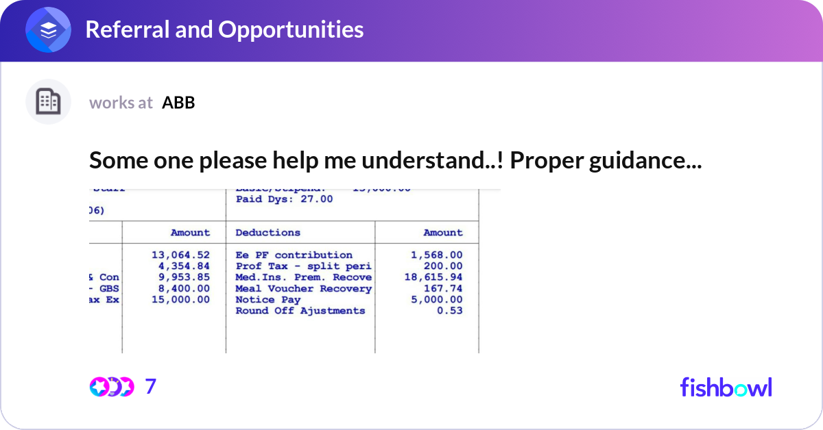 Some one please help me understand..! Proper guida... | Fishbowl
