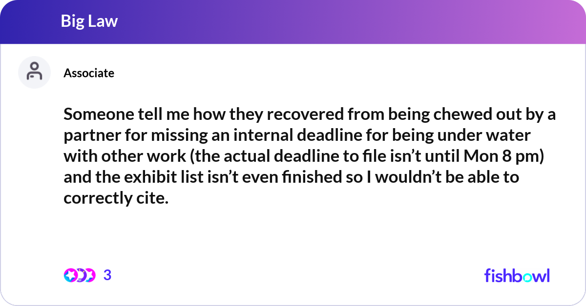 Someone tell me how they recovered from being chew... | Fishbowl