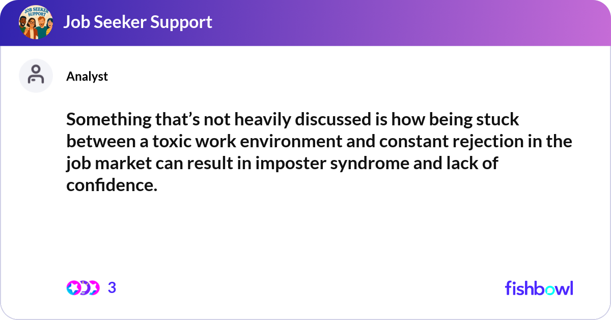 Something that’s not heavily discussed is how bein... | Fishbowl