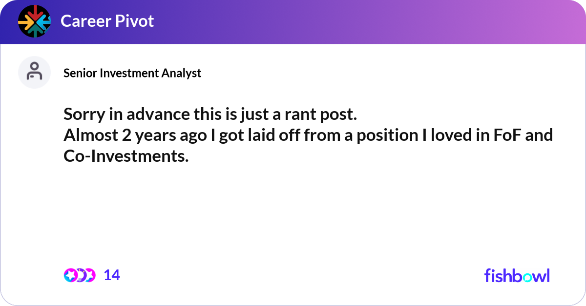 Sorry in advance this is just a rant post. Almost ... | Fishbowl
