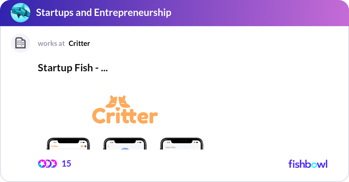 Startup Fish - Yesterday, we officially released... | Fishbowl