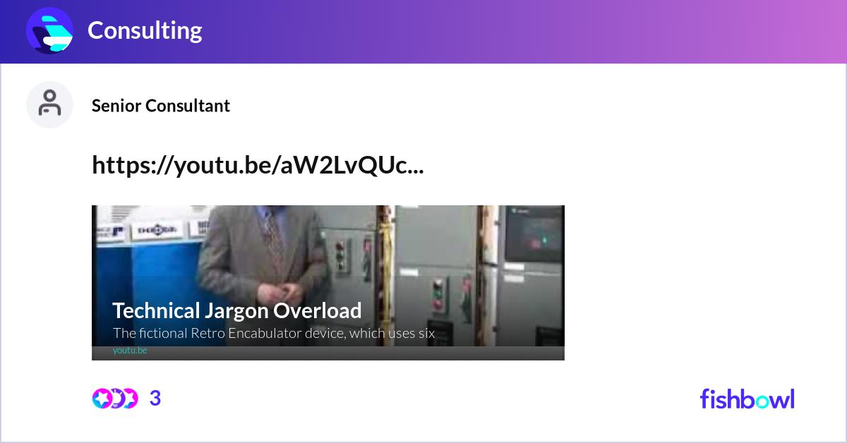https://youtu.be/aW2LvQUcwqc | Fishbowl