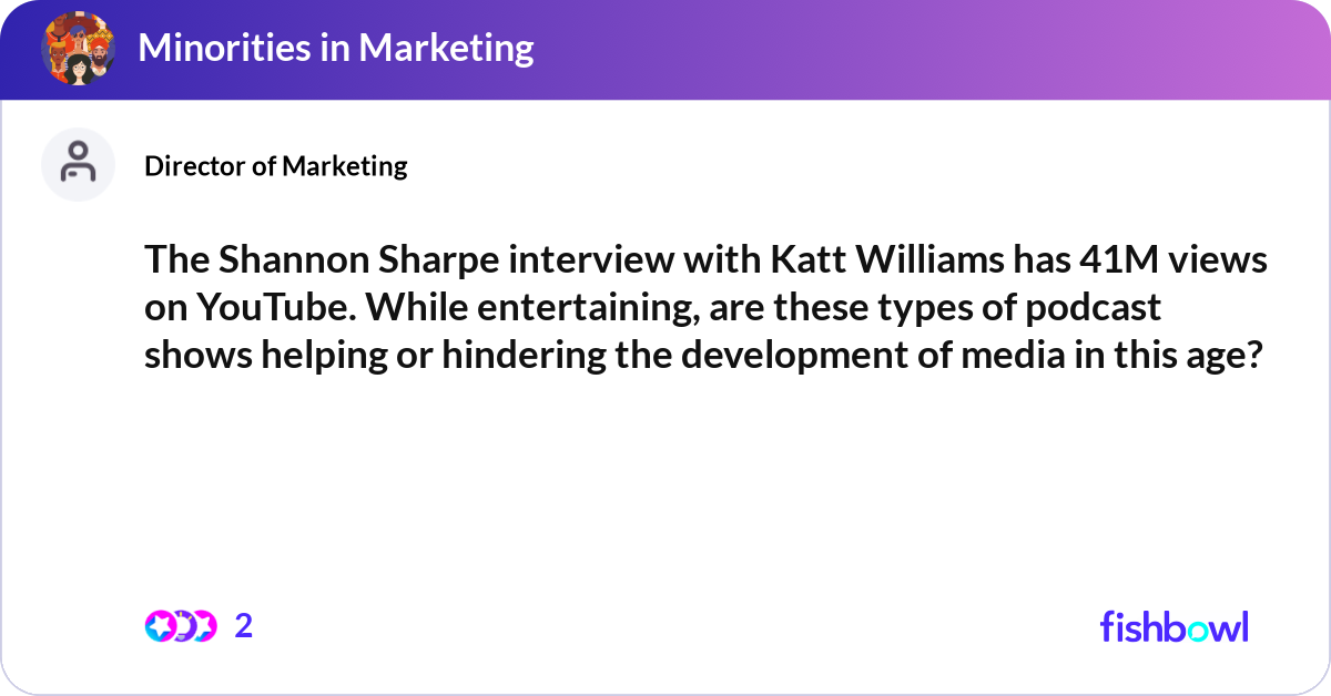 The Shannon Sharpe interview with Katt Williams ha... | Fishbowl