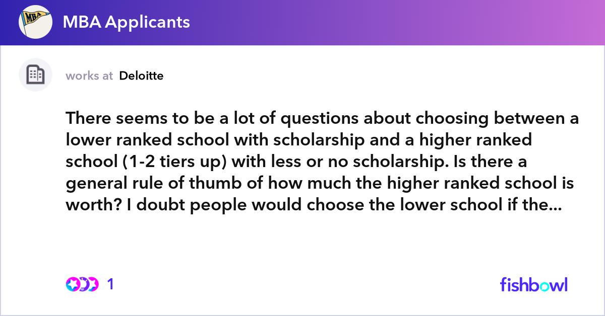 There seems to be a lot of questions about choosin... | Fishbowl