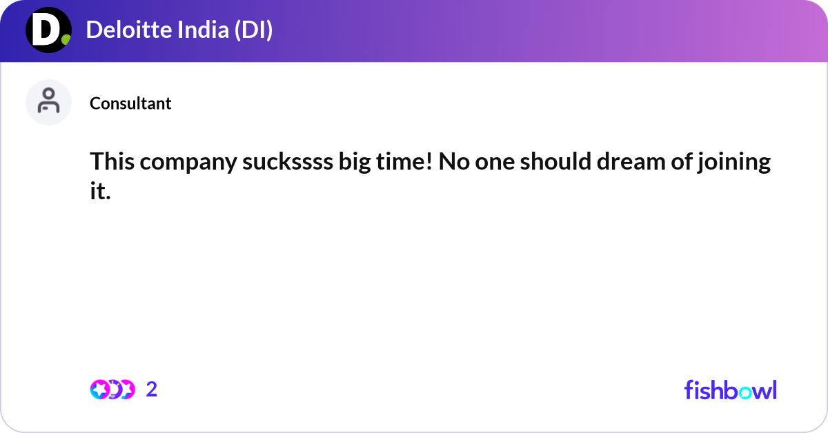 This company suckssss big time! No one should drea... | Fishbowl