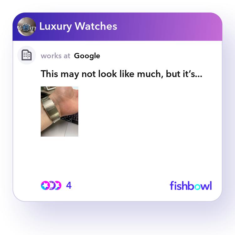 This may not look like much, but it’s fixed one of... | Fishbowl