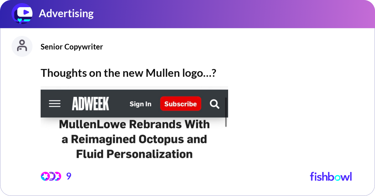 Thoughts on the new Mullen logo…? | Fishbowl