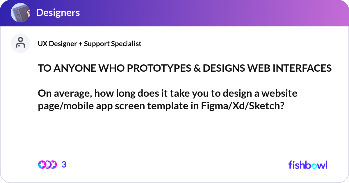 TO ANYONE WHO PROTOTYPES & DESIGNS WEB INTERFACES ... | Fishbowl