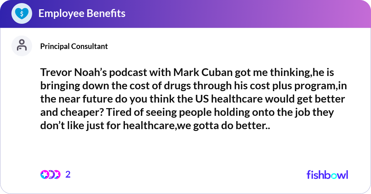 Trevor Noah’s podcast with Mark Cuban got me think... | Fishbowl