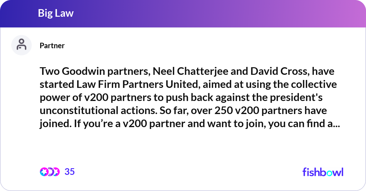 Two Goodwin partners, Neel Chatterjee and David Cr... | Fishbowl