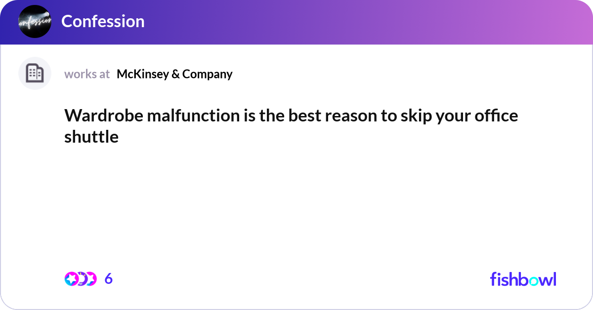 Wardrobe malfunction is the best reason to skip yo... | Fishbowl