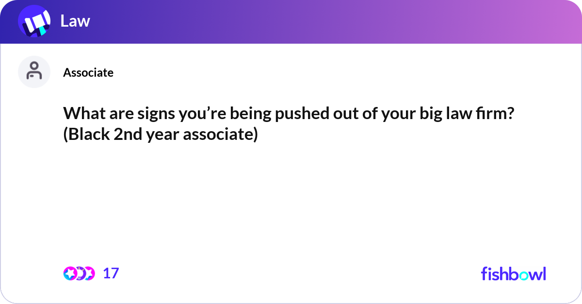 What are signs you’re being pushed out of your big... | Fishbowl