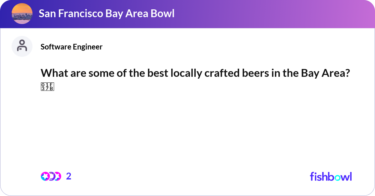 What are some of the best locally crafted beers in... | Fishbowl