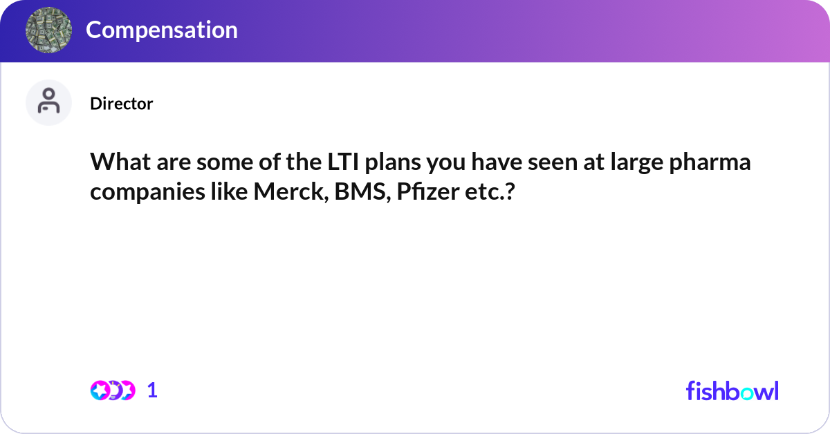 What are some of the LTI plans you have seen at la... | Fishbowl