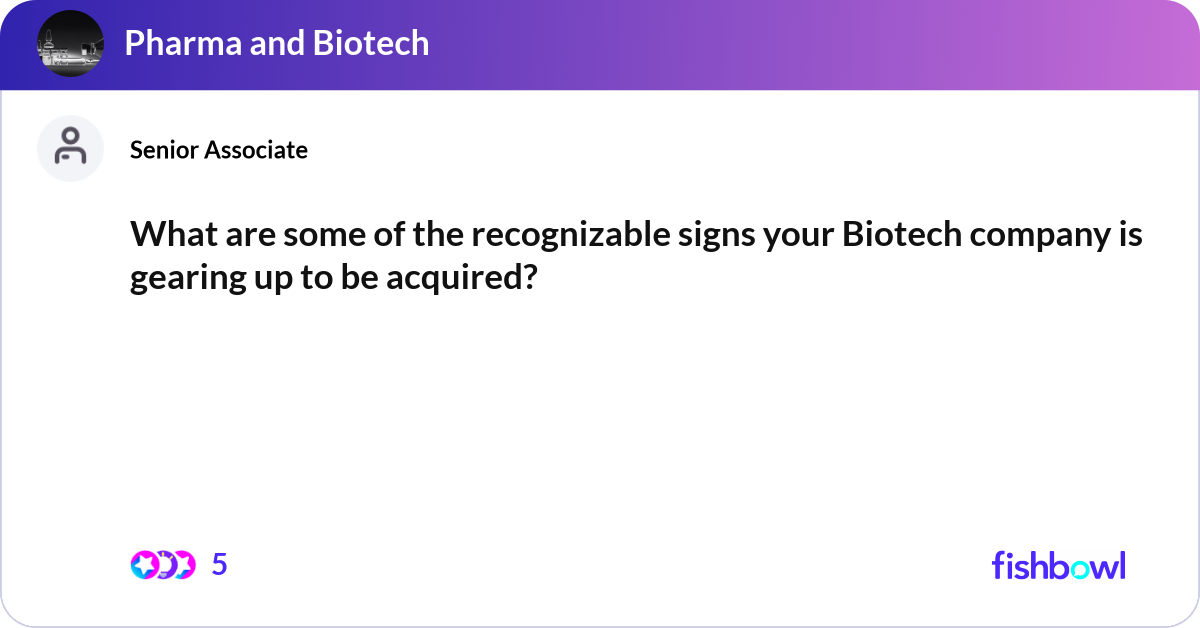 What are some of the recognizable signs your Biote... | Fishbowl