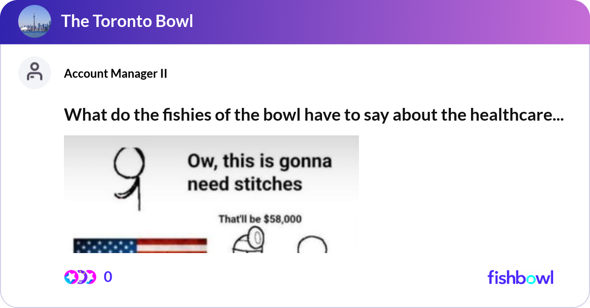What do the fishies of the bowl have to say about ... | Fishbowl