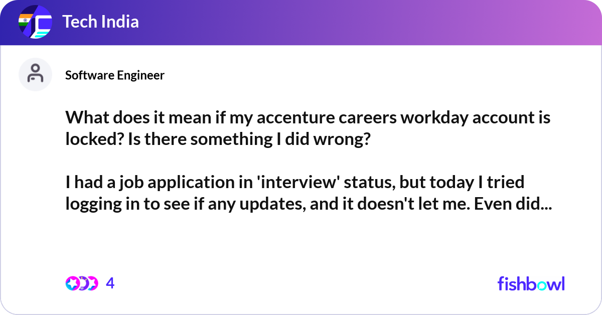 What does it mean if my accenture careers workday ... | Fishbowl