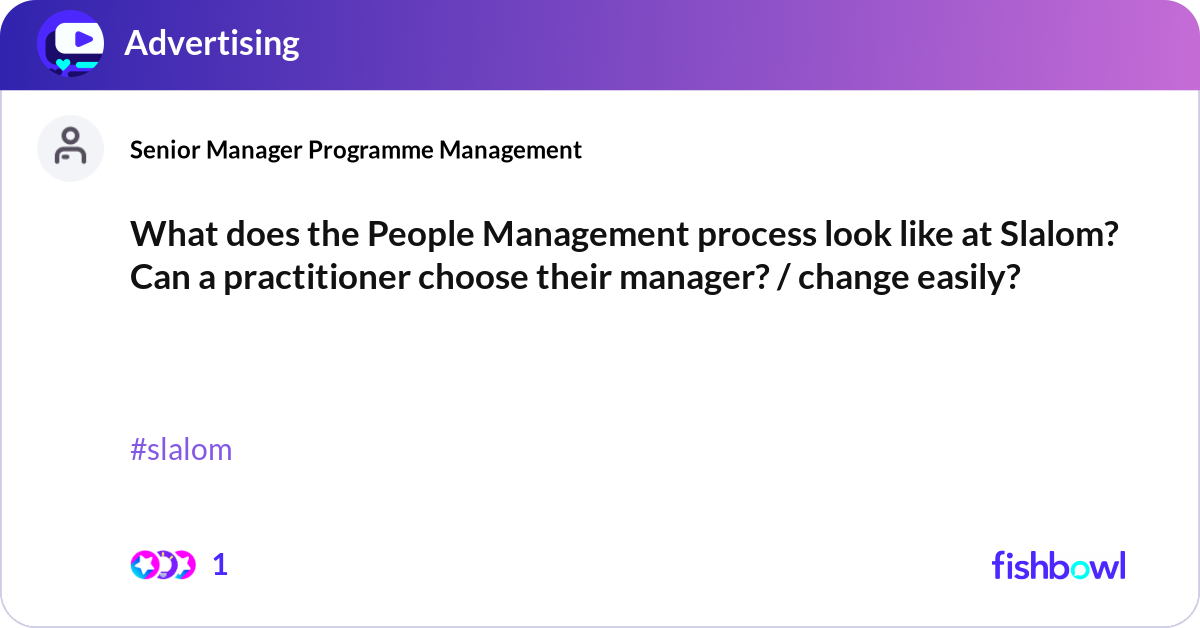 What does the People Management process look like ... | Fishbowl