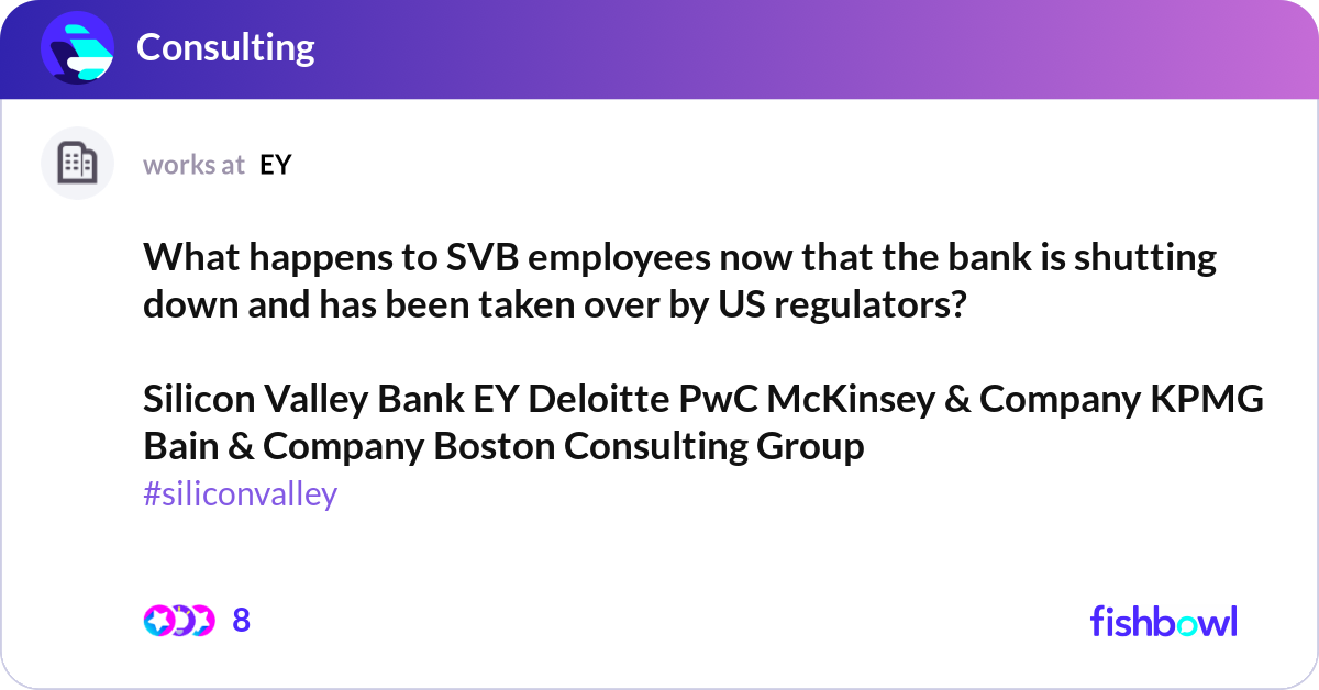 What happens to SVB employees now that the bank is... | Fishbowl