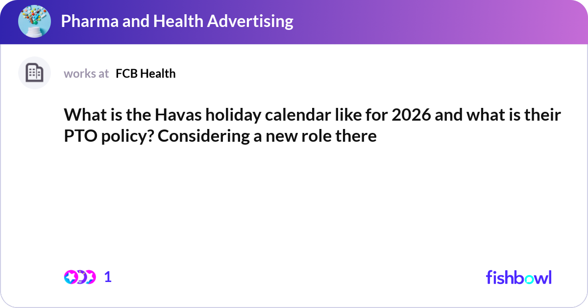 What is the Havas holiday calendar like for 2026 a... | Fishbowl