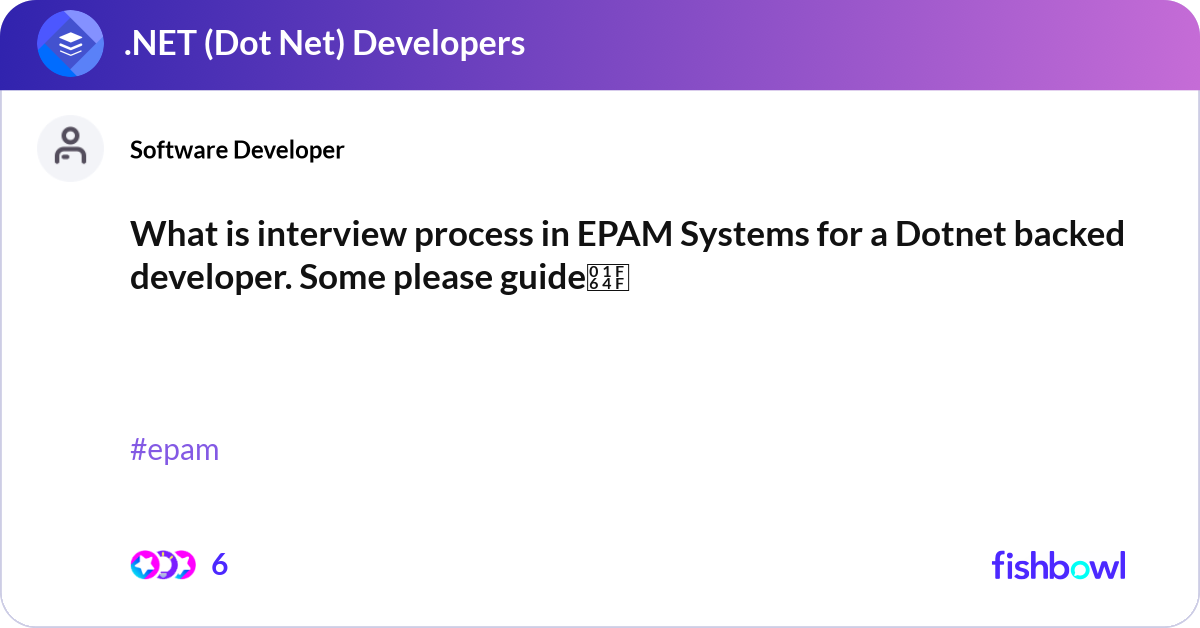 What is interview process in EPAM Systems for a Do... | Fishbowl