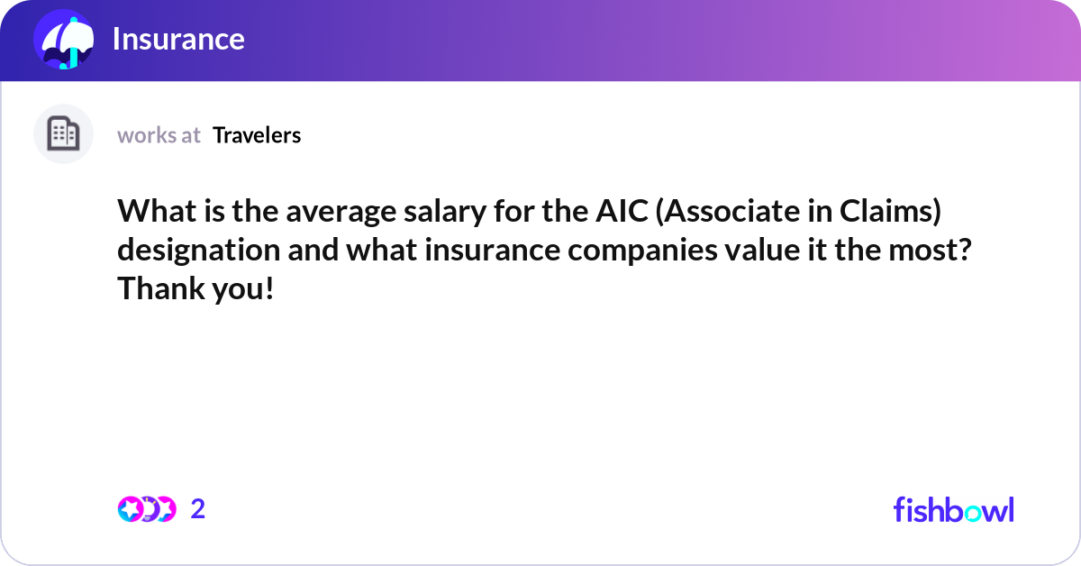 What is the average salary for the AIC (Associate ... | Fishbowl