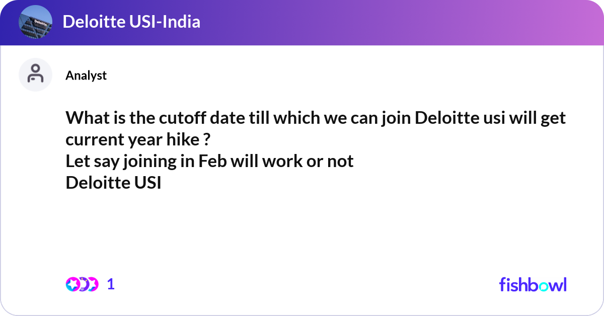 What is the cutoff date till which we can join Del... | Fishbowl