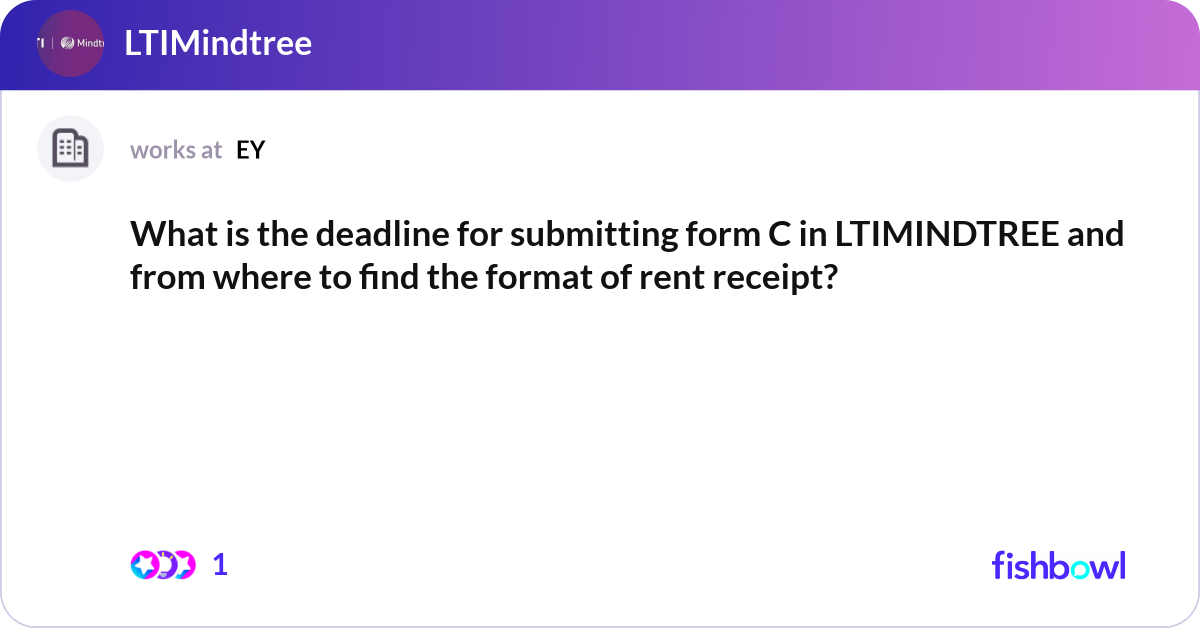 What is the deadline for submitting form C in LTIM... | Fishbowl