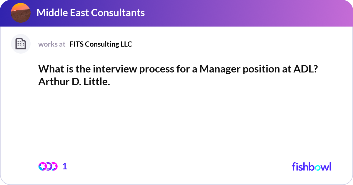 What is the interview process for a Manager positi... | Fishbowl