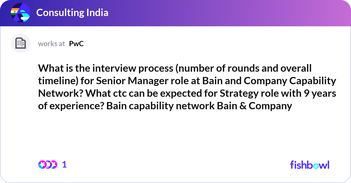 What is the interview process (number of rounds an... | Fishbowl