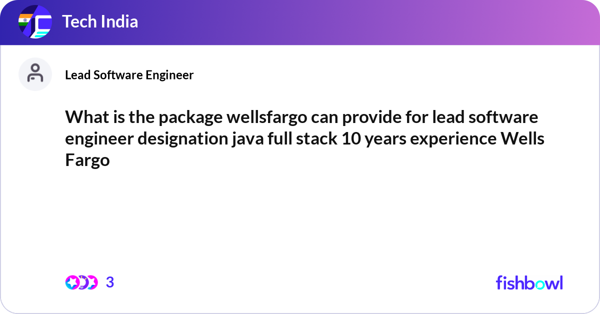What is the package wellsfargo can provide for lea... | Fishbowl