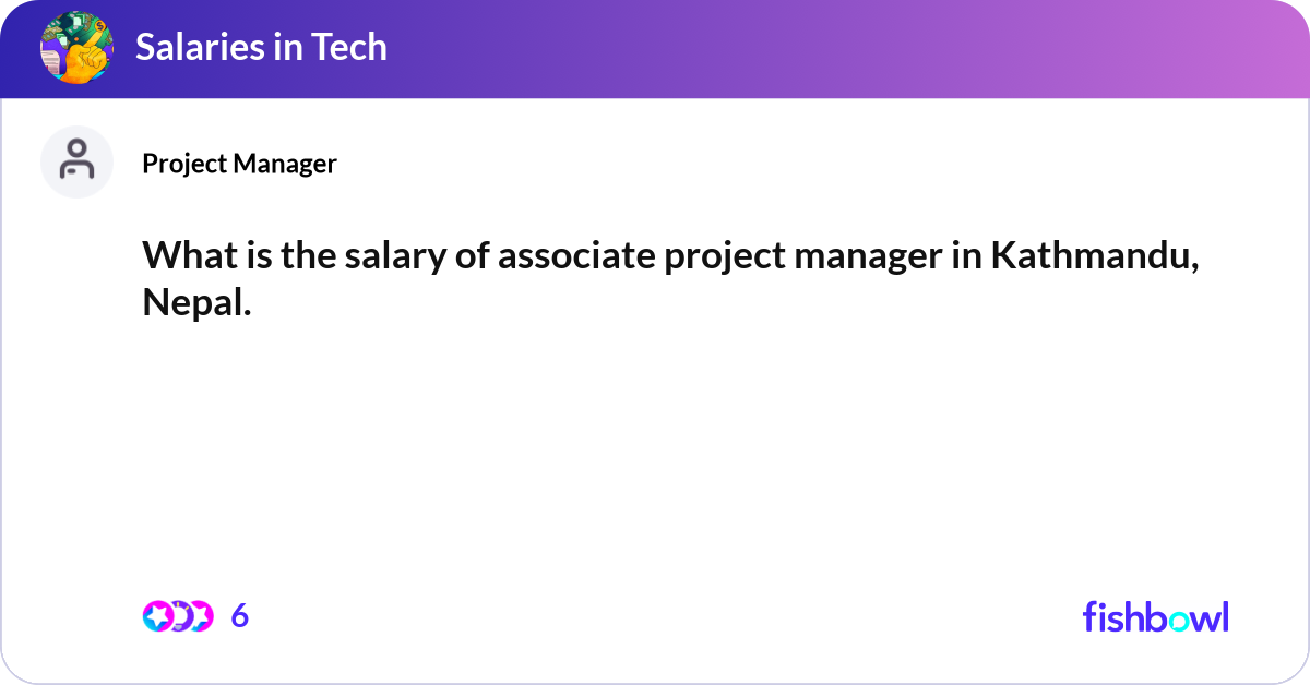 What is the salary of associate project manager in... | Fishbowl