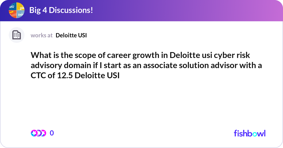 What is the scope of career growth in Deloitte usi... | Fishbowl