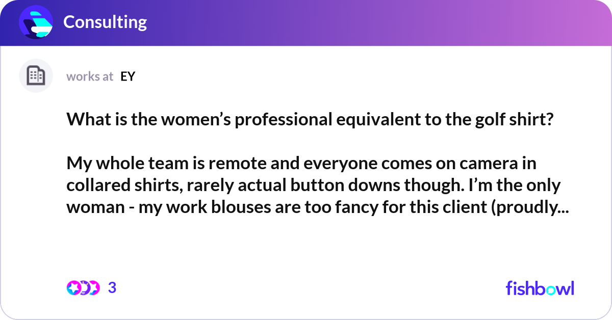 What is the women’s professional equivalent to the... | Fishbowl