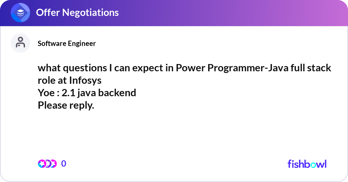 what questions I can expect in Power Programmer-Ja... | Fishbowl